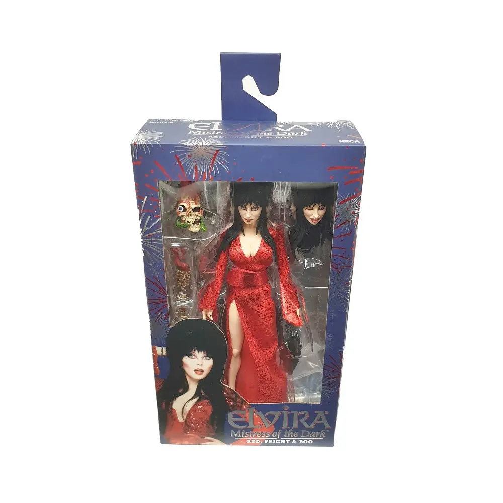 Elvira Red Fright & Boo 8” Clothed Action Figure | NECA
