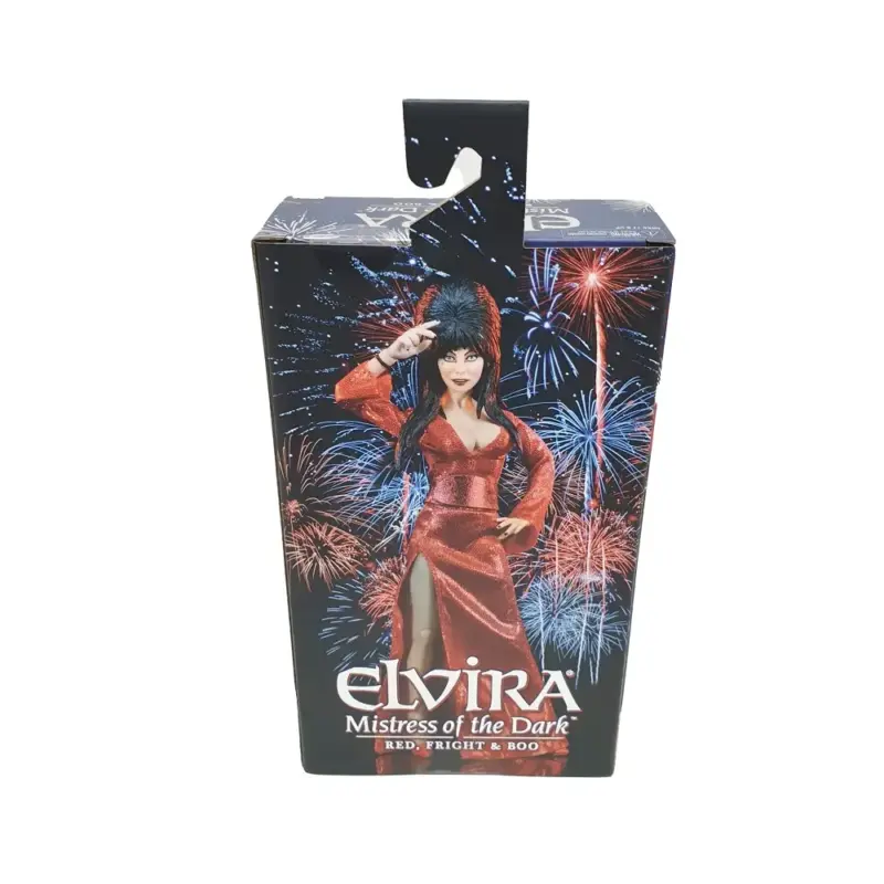 Elvira Red Fright & Boo 8” Clothed Action Figure | NECA