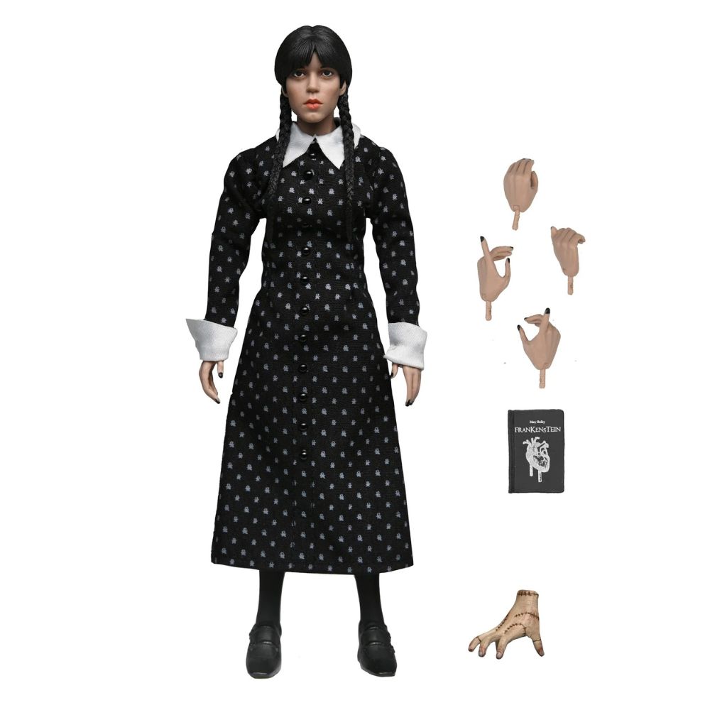 Wednesday Action Figure: Classic Dress & Accessories