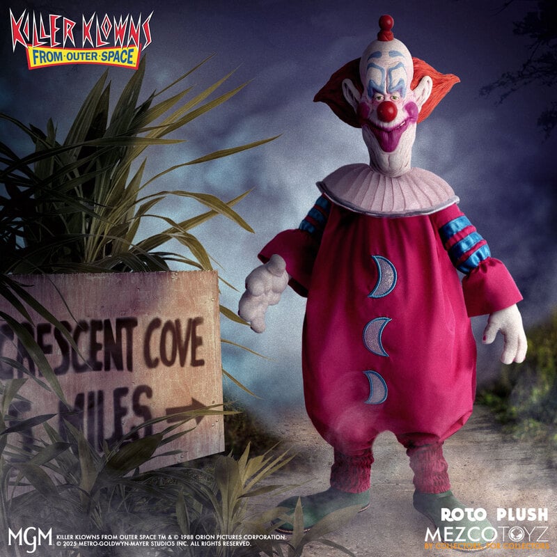 Mezco Killer Klowns From Outer Space Slim Roto Plush