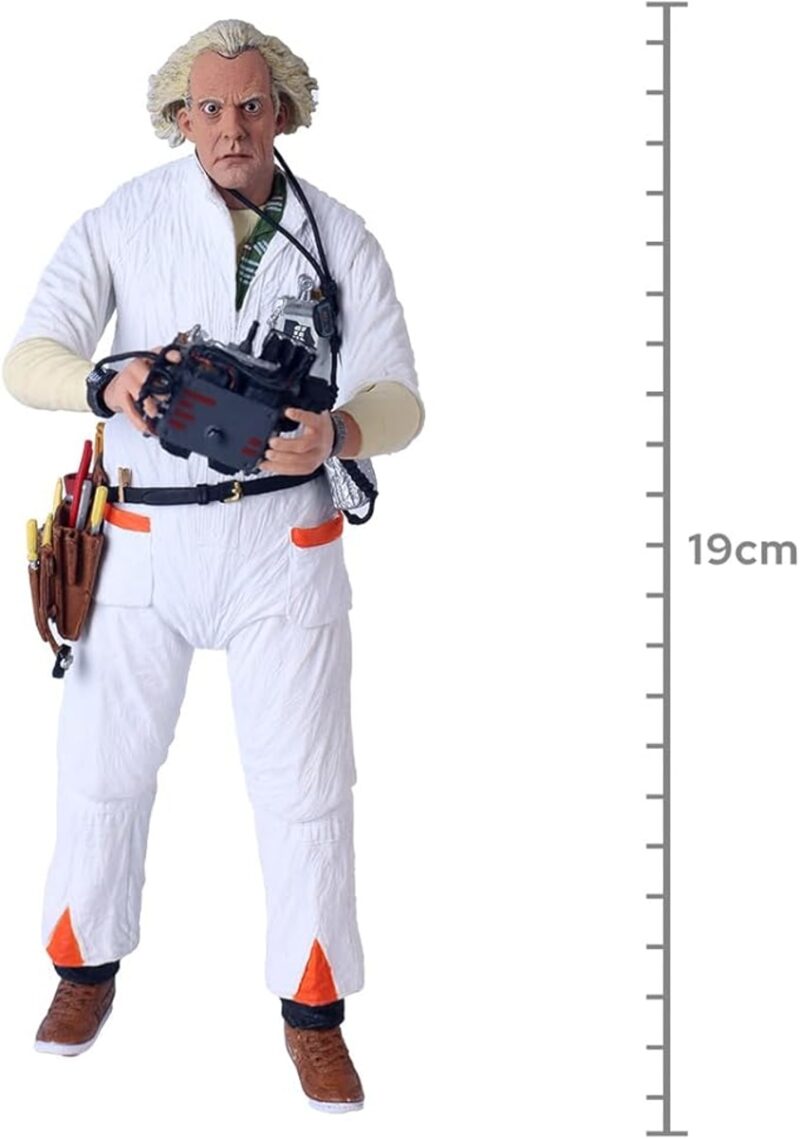 NECA Back To The Future Doc Brown Hazmat Suit Action Figure